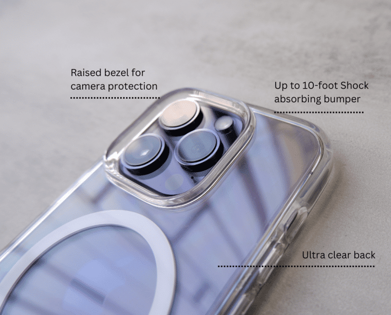 Clear Guard MagSafe Case — Clear MagSafe iPhone Case | GALADO