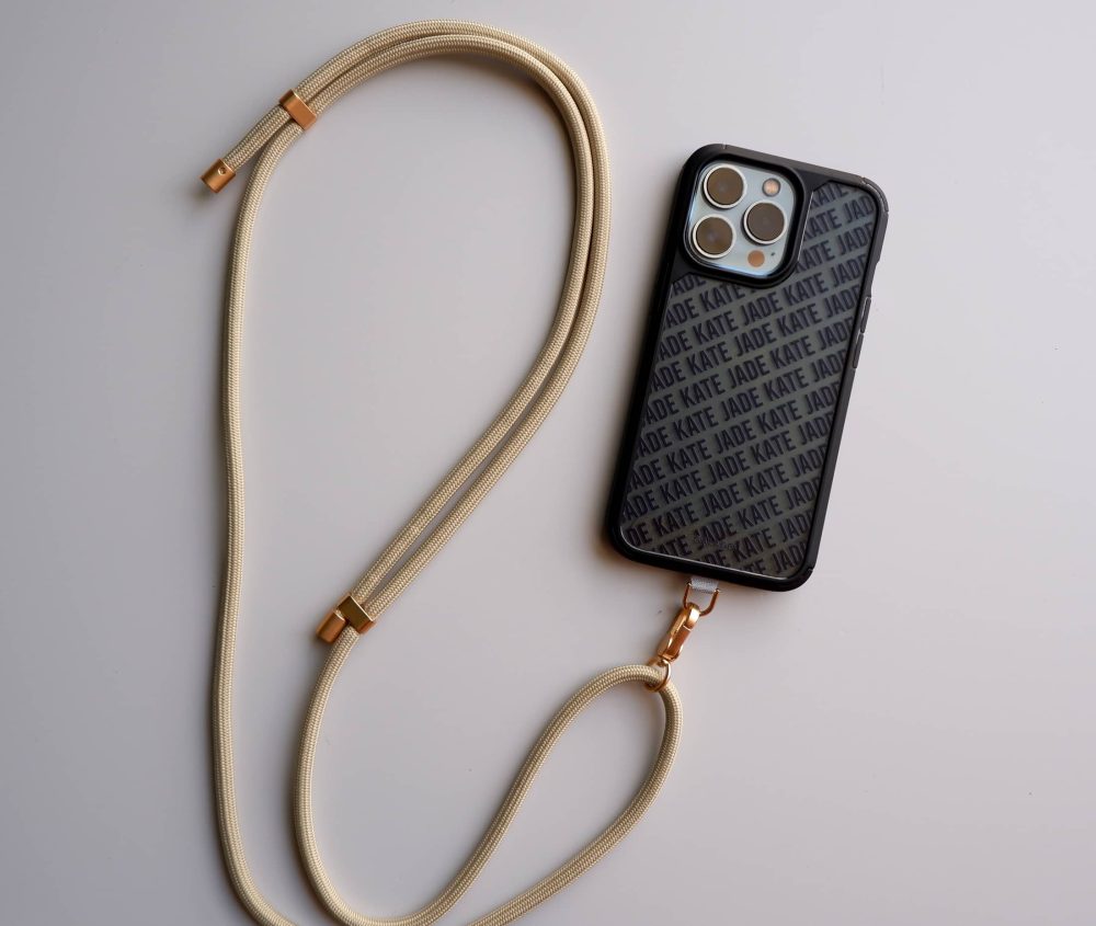 Crossbody Phone Strap - Gold Khaki | Protective & Custom iPhone Cases
