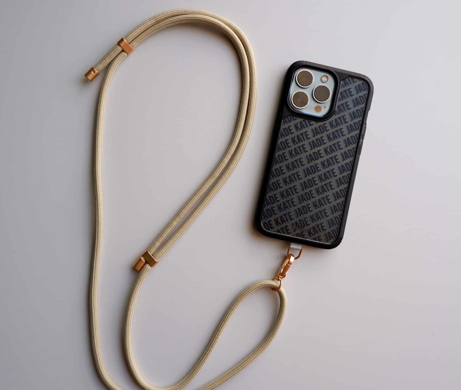 Crossbody Phone Strap - Gold Khaki | Protective & Custom iPhone Cases