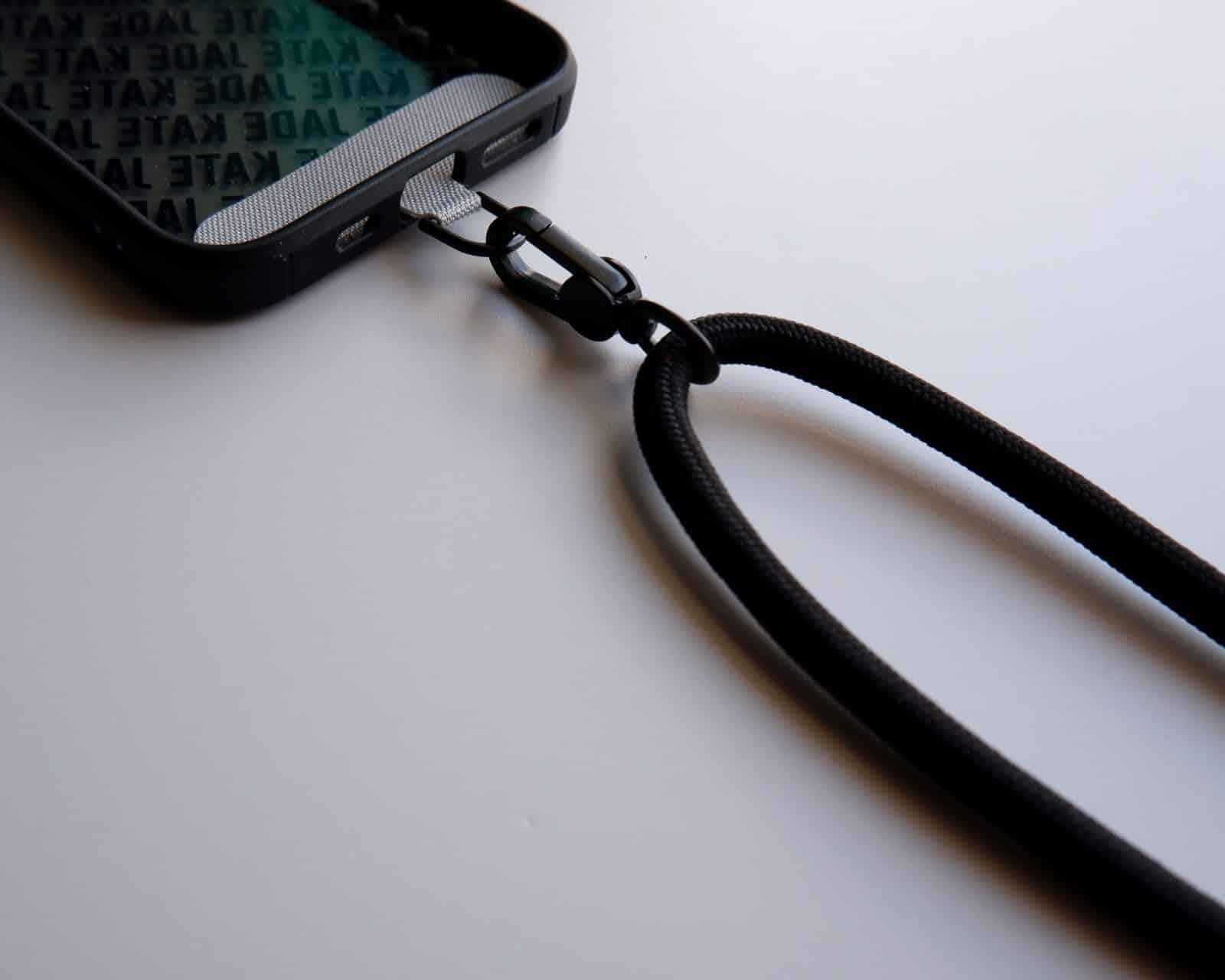 Crossbody Phone Strap - All Black | Protective & Custom iPhone Cases