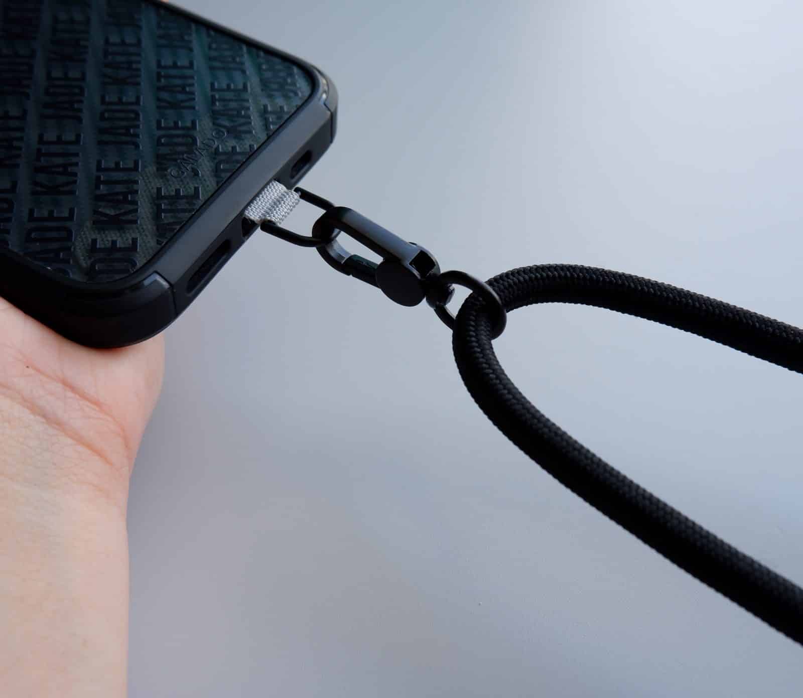 Crossbody Phone Strap - All Black | Protective & Custom iPhone Cases
