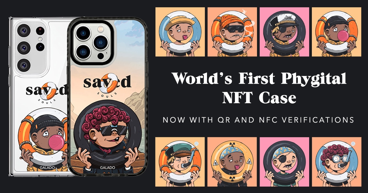 SavedSouls Phygital NFT Case, Print Your NFT on Cases Now!