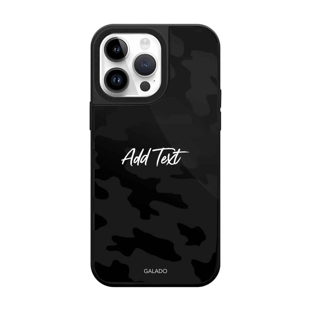 Black Camo Mirror Phone Case — Mirror iPhone | GALADO