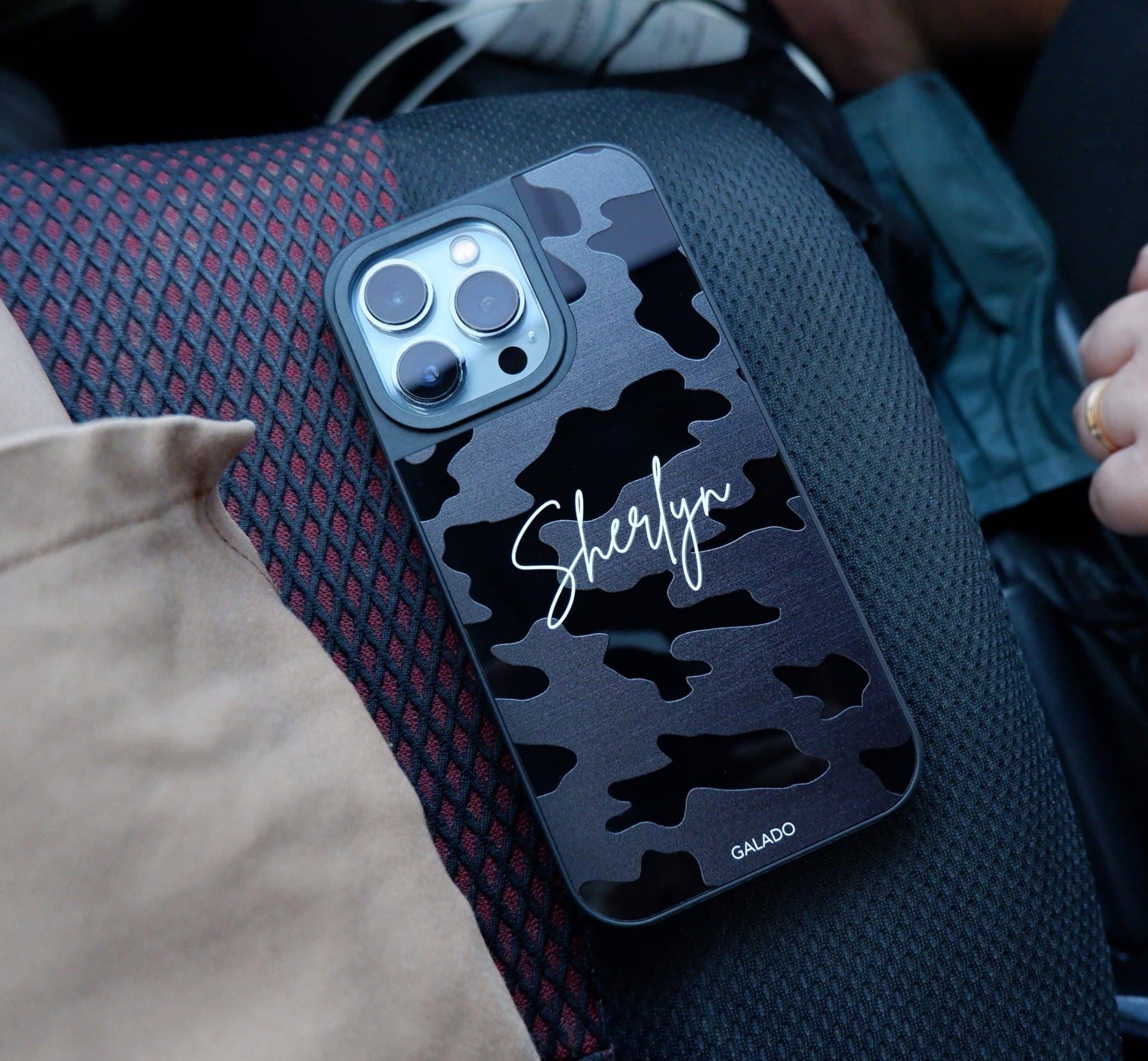 Black Camo Mirror Phone Case — Mirror iPhone | GALADO