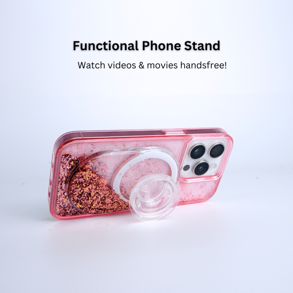 Sparkle Pink MagSafe Grip — Pink Phone Grip | GALADO