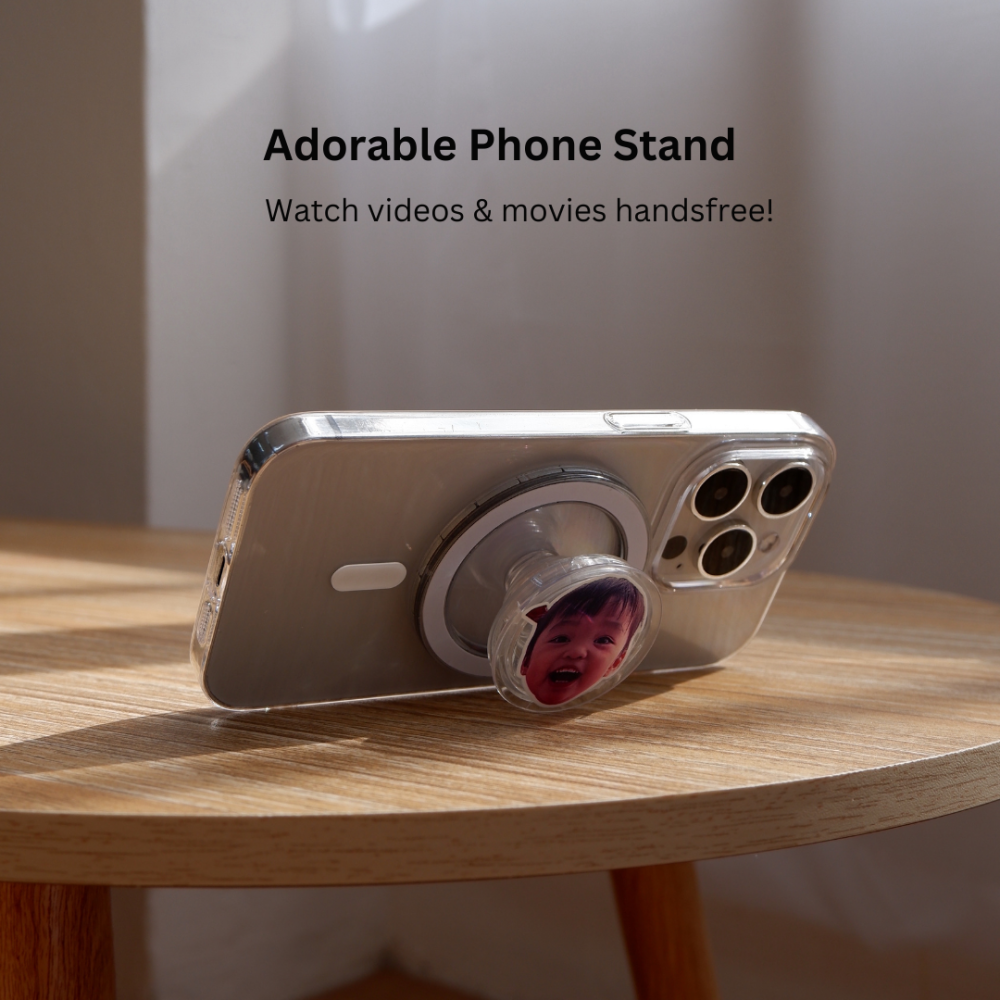 Custom Pic MagSafe Phone Grip | Protective & Custom iPhone Cases