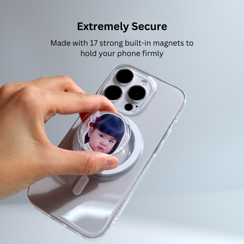 Custom Pic MagSafe Phone Grip | Protective & Custom iPhone Cases