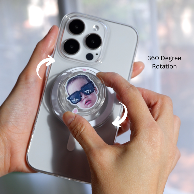 Custom Pic MagSafe Phone Grip | Protective & Custom iPhone Cases