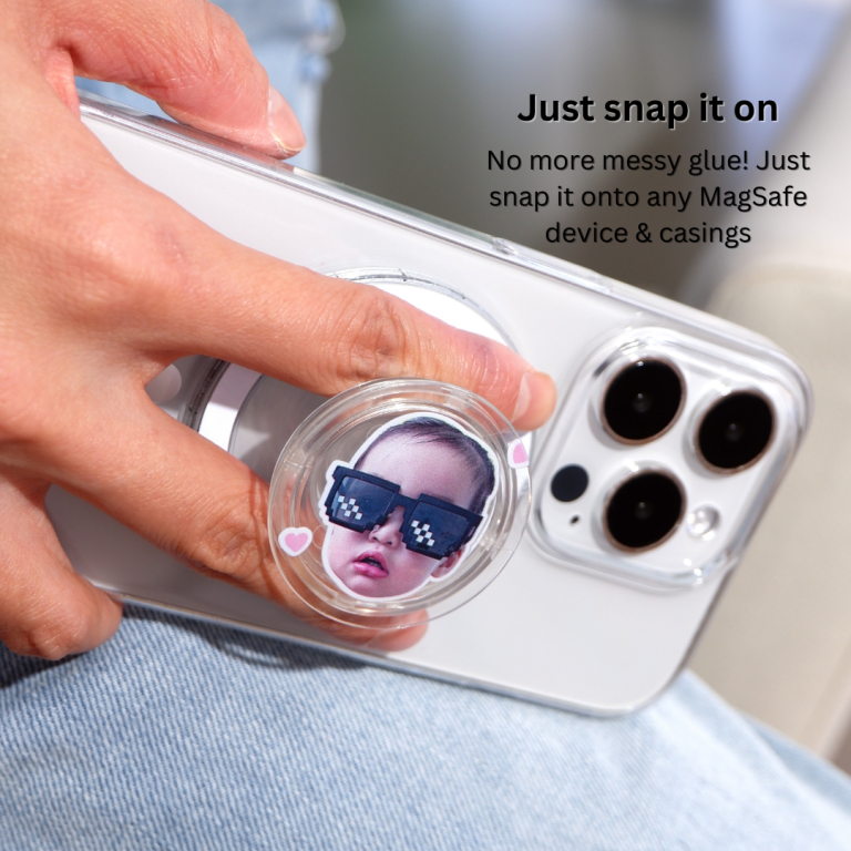 Custom Pic MagSafe Phone Grip | Protective & Custom iPhone Cases