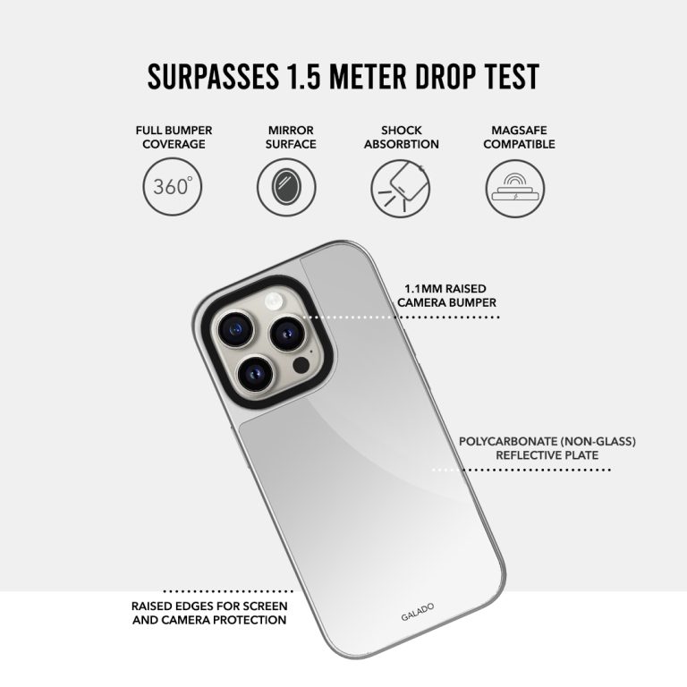 Reflection Custom Mirror Phone Case — Personalised iPhone | GALADO