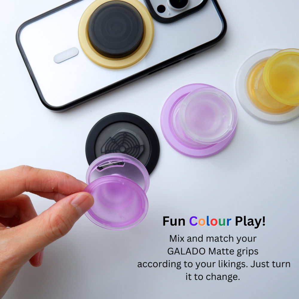 Matte Black MagSafe Grip | Protective & Custom iPhone Cases