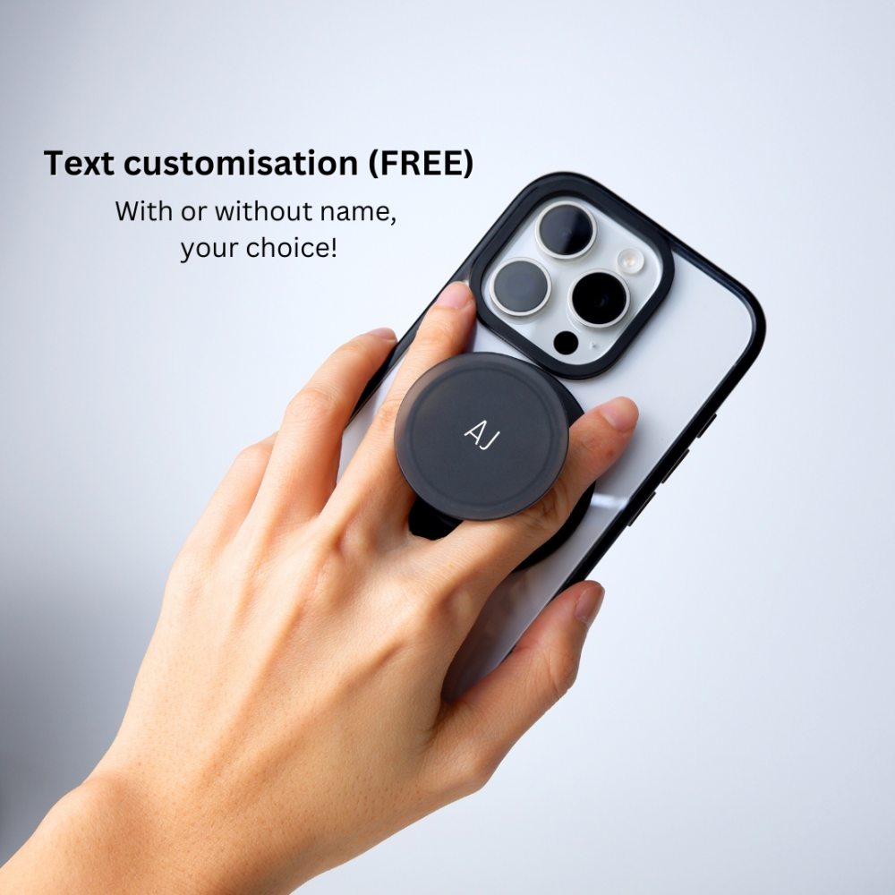 Matte Black MagSafe Grip | Protective & Custom iPhone Cases