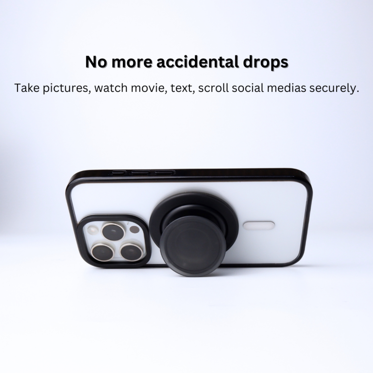 Matte Black MagSafe Grip | Protective & Custom iPhone Cases