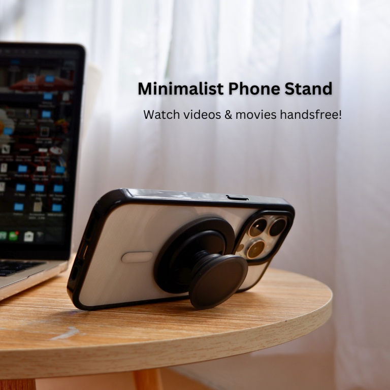 Matte Black MagSafe Grip | Protective & Custom iPhone Cases