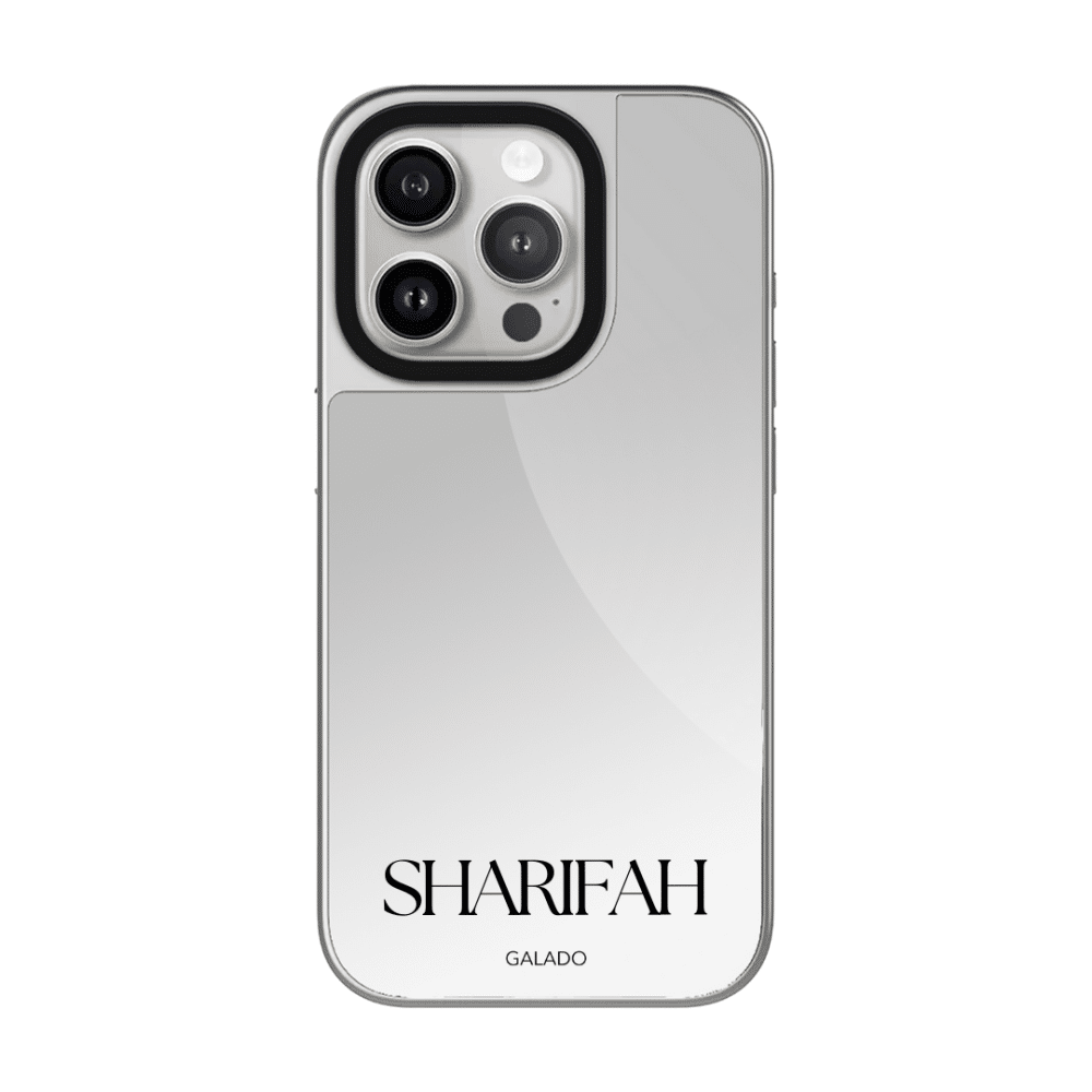 Elite Custom Mirror Phone Case — Custom Text iPhone | GALADO