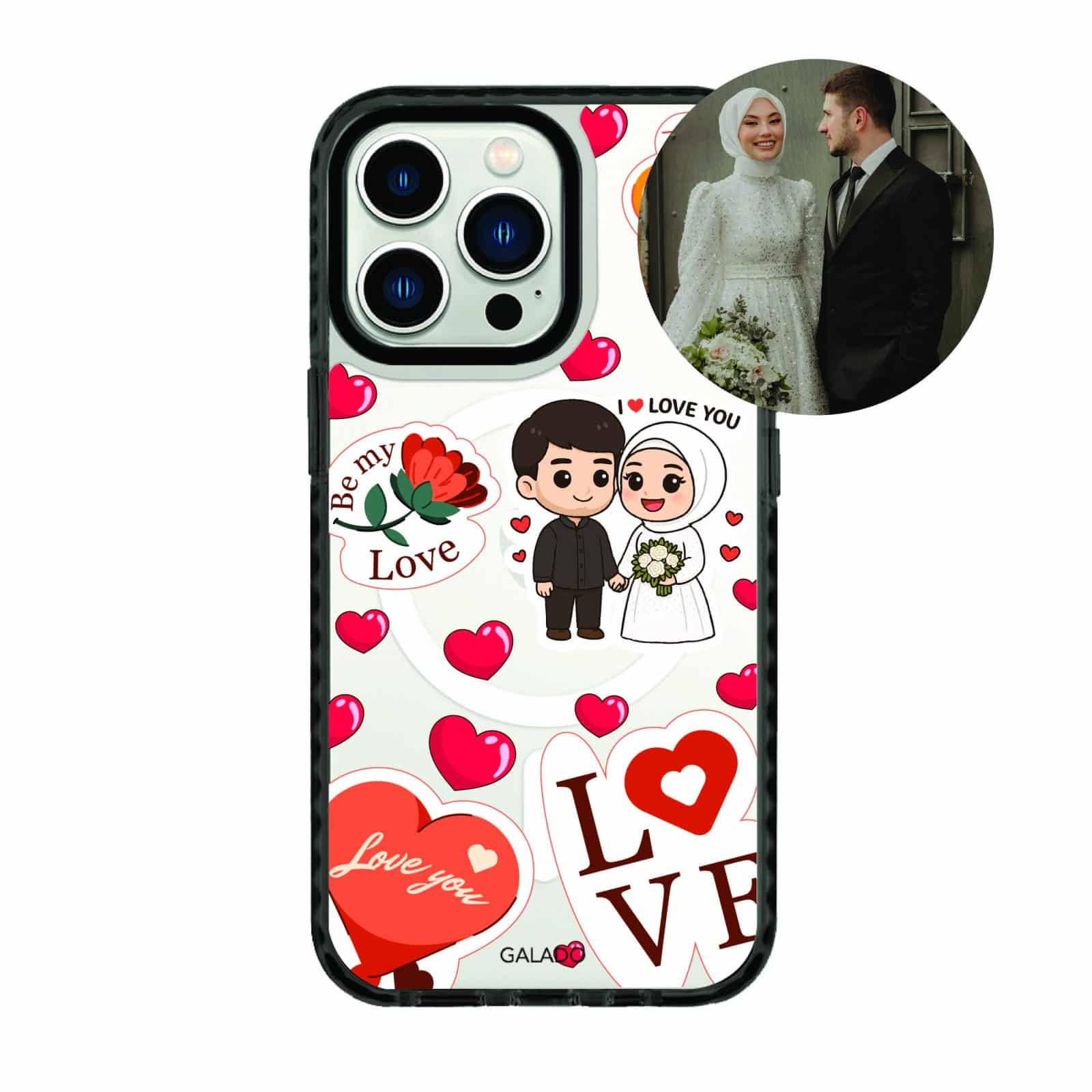 Kawaii Us Custom Drawing Phone Case — iPhone & Samsung | GALADO